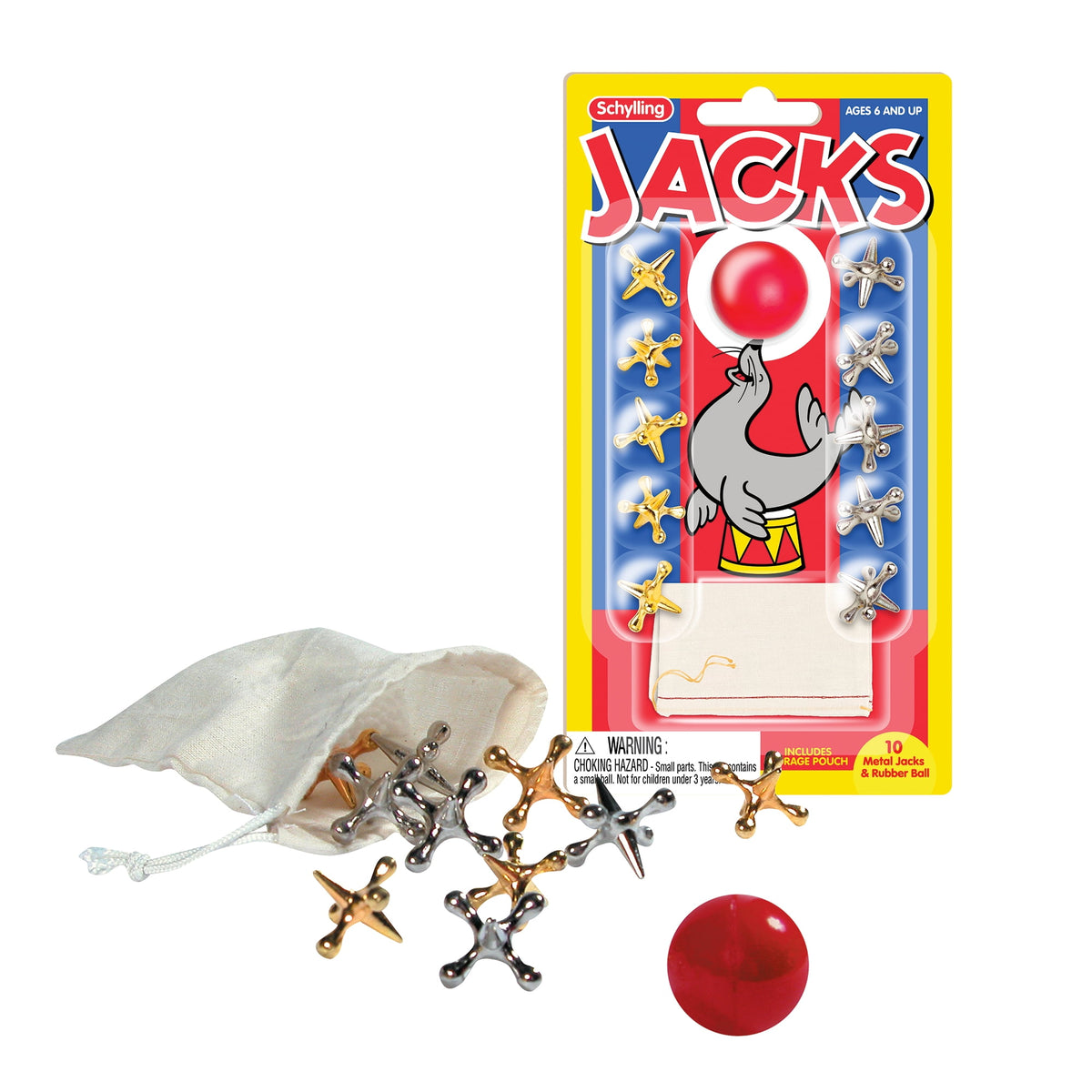 Jacks and Ball – Color Wheel Toys